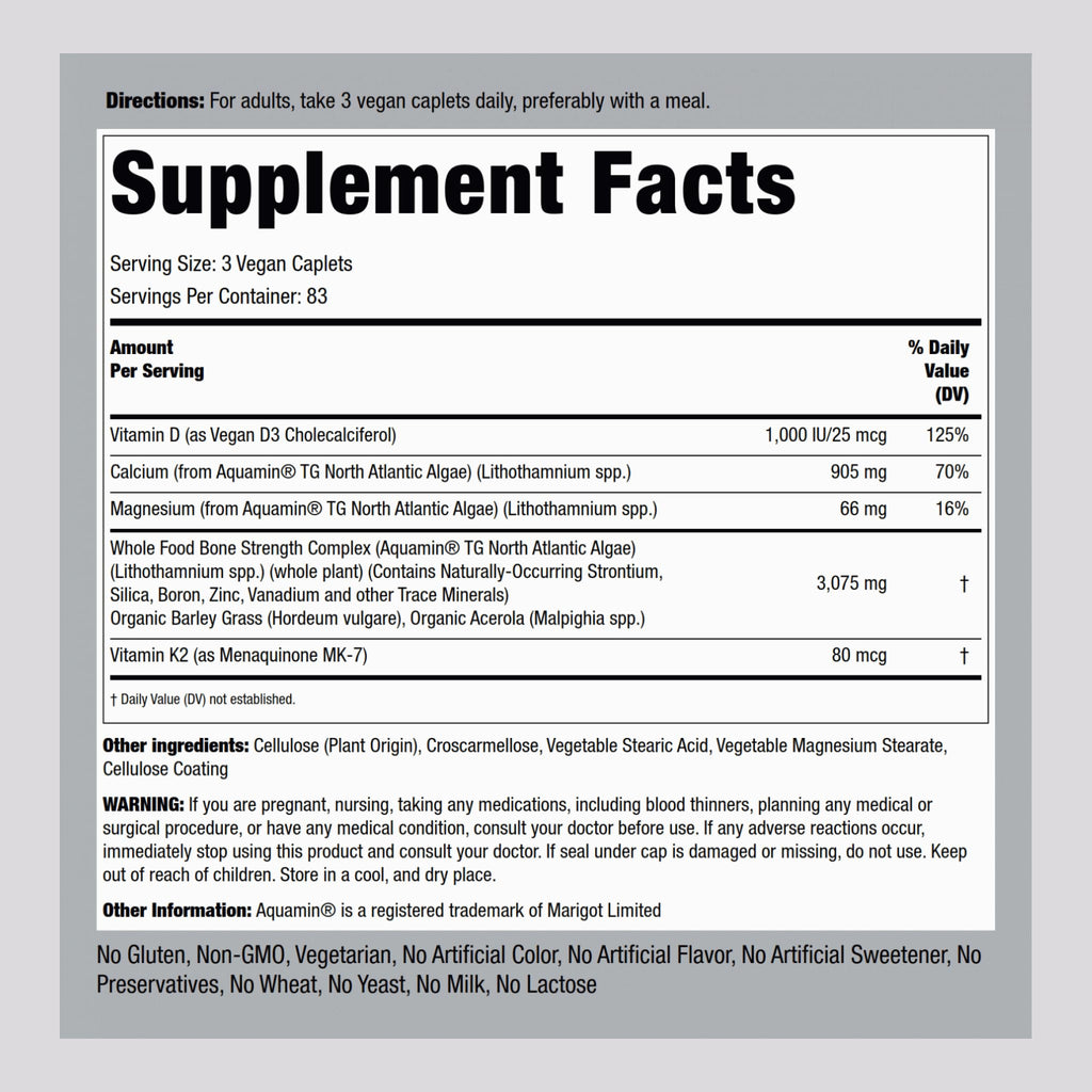 Calcium and magnesium for optimal strength