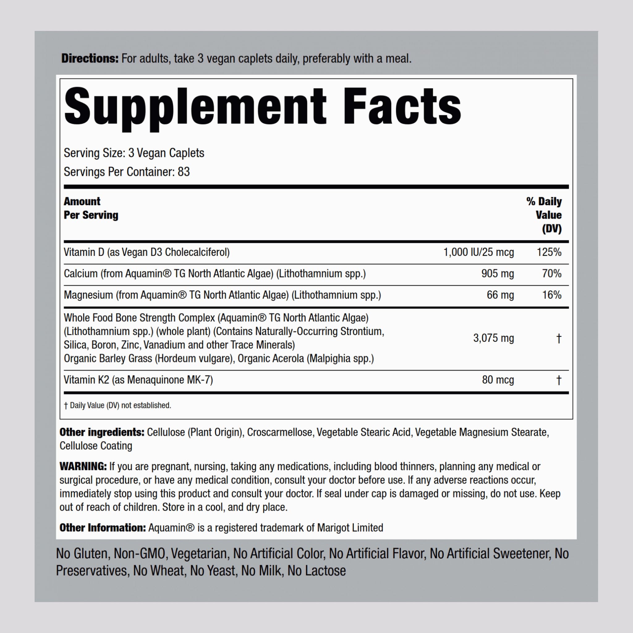 Calcium and magnesium for optimal strength