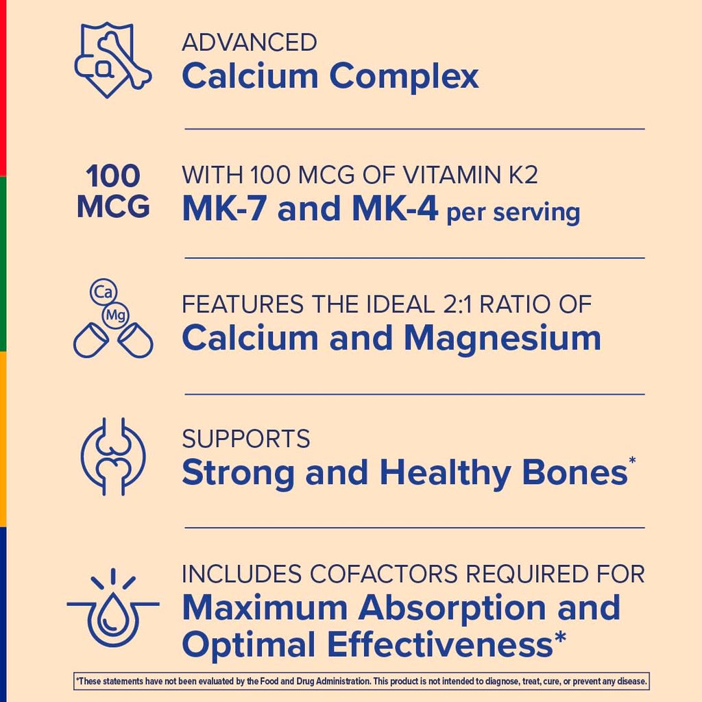 Calcium and magnesium supplement for health