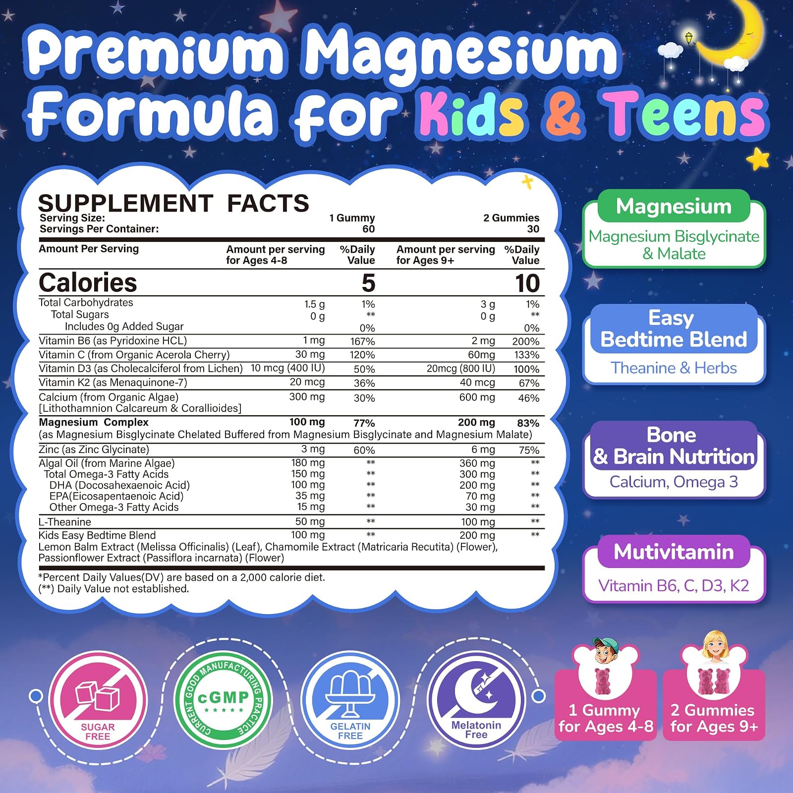 calcium and omega 3 gummies for kids