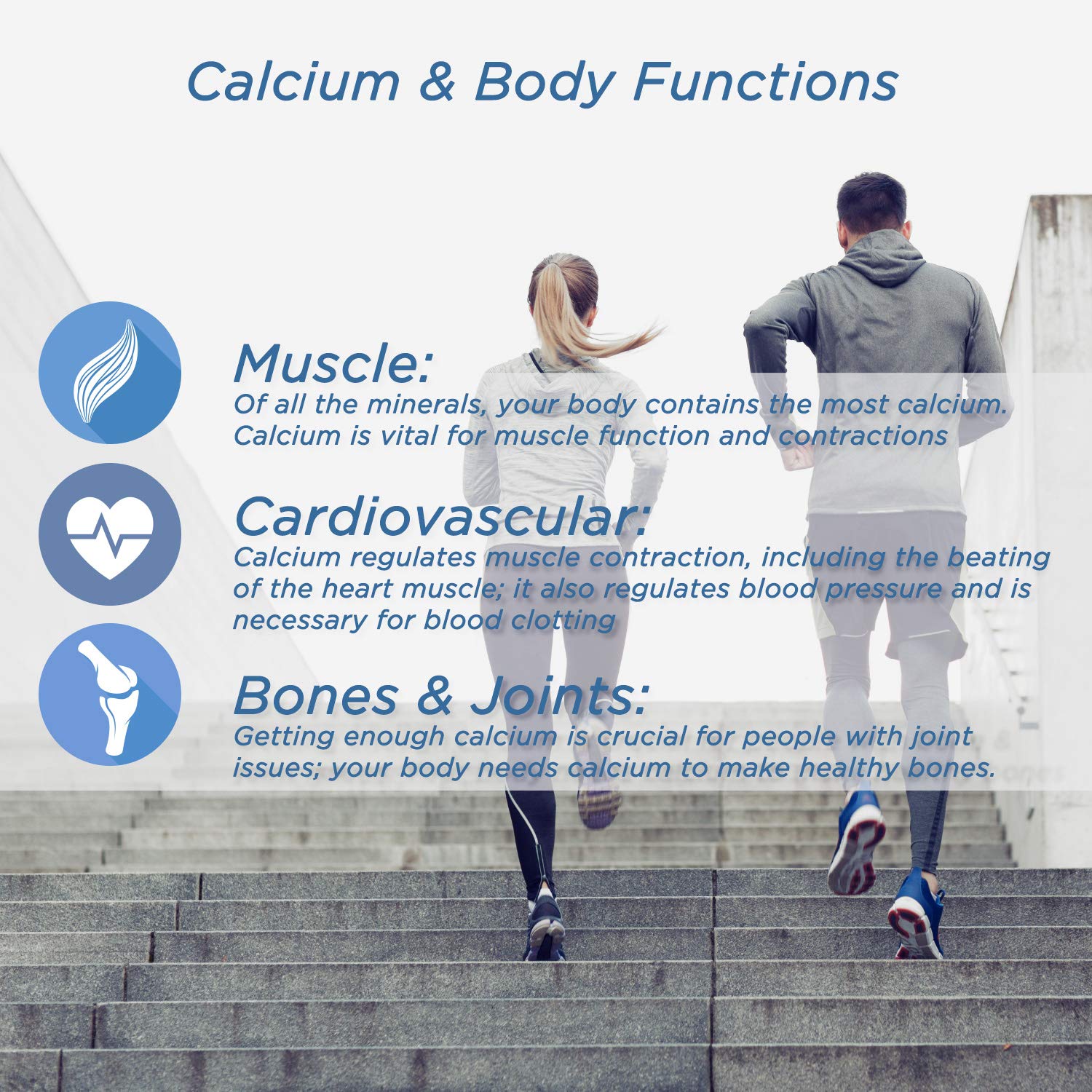 Calcium and vitamin D for healthy bones