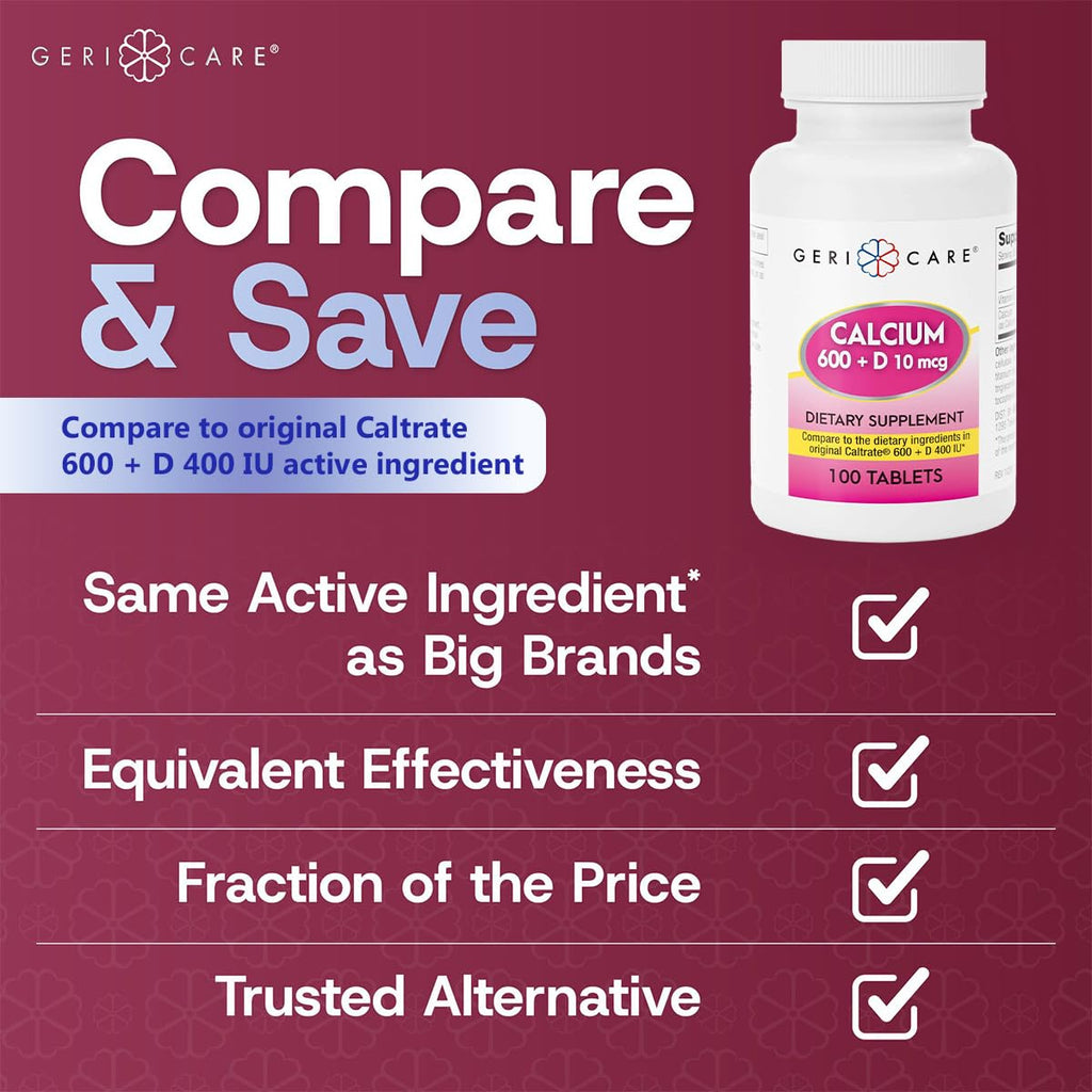 Calcium and Vitamin D supplement for seniors