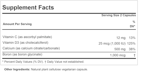 Calcium and vitamin D supplement