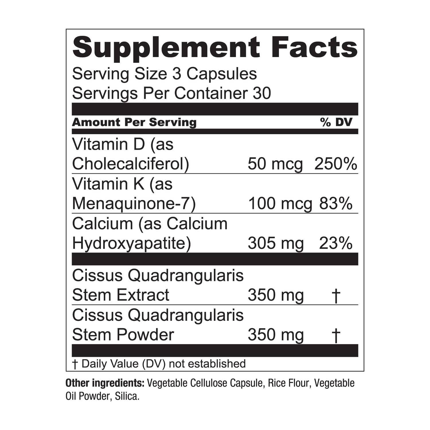 Calcium and vitamin D3 benefits