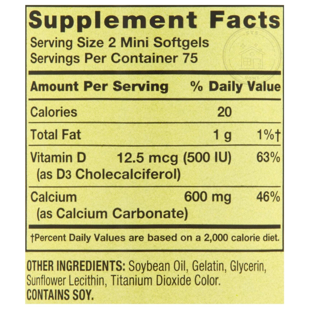 Calcium and vitamin D3 combo