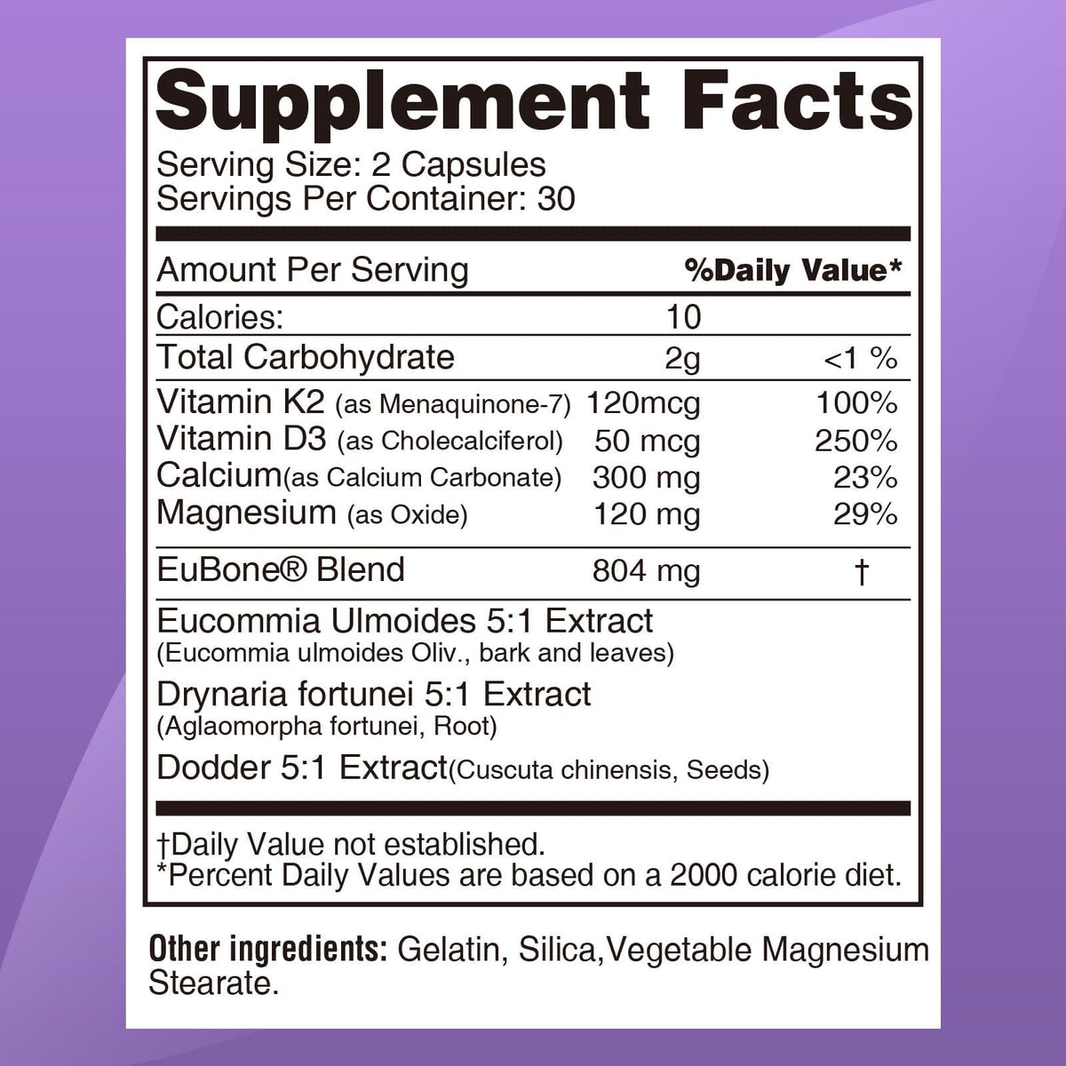 Calcium and vitamin D3 for active lifestyle