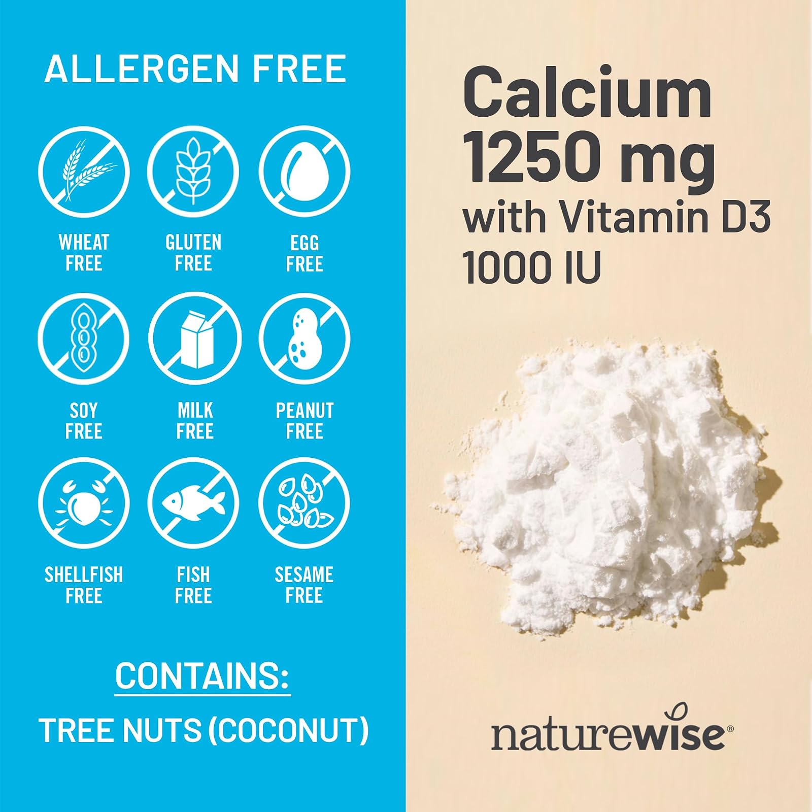 Calcium and vitamin D3 for immune support