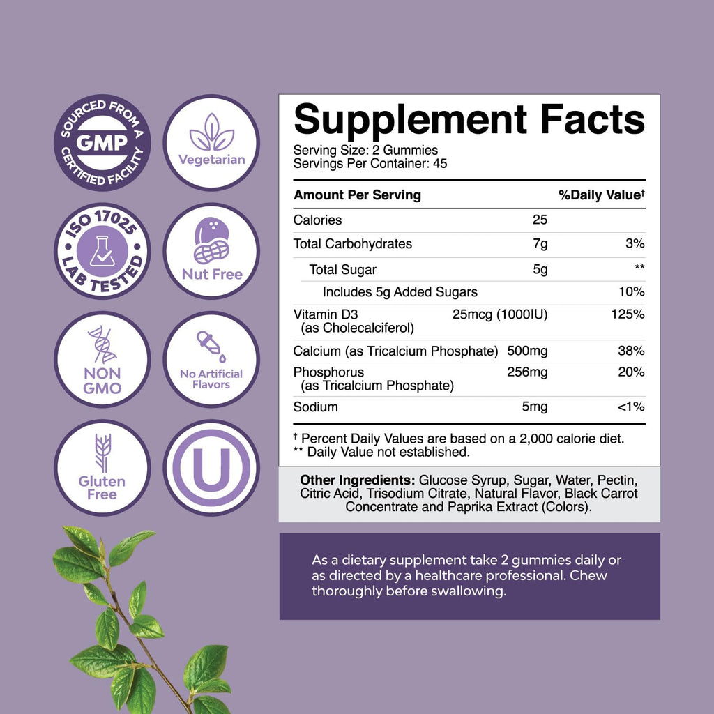 calcium and vitamin D3 for immune support
