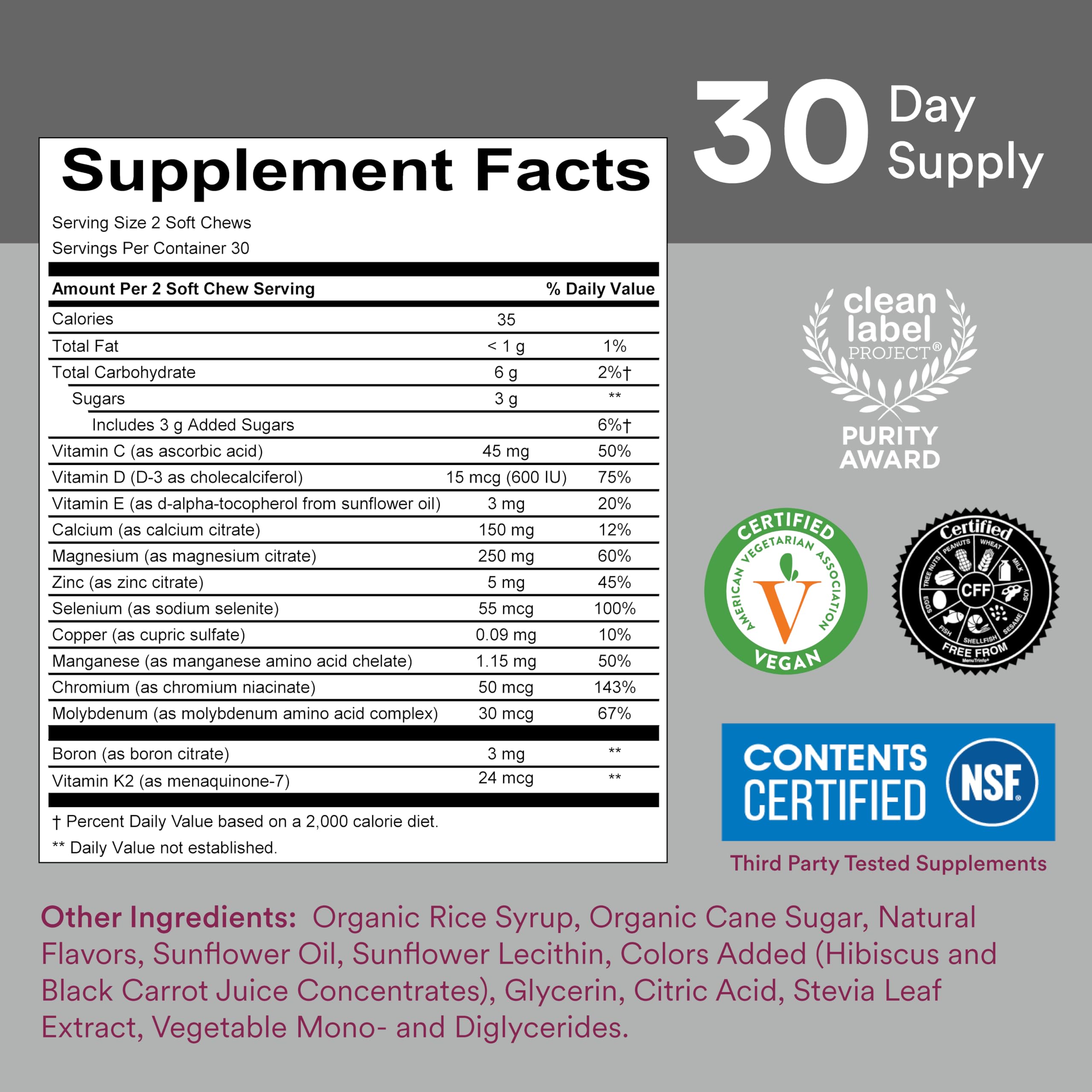 Calcium and vitamin D3 for immunity