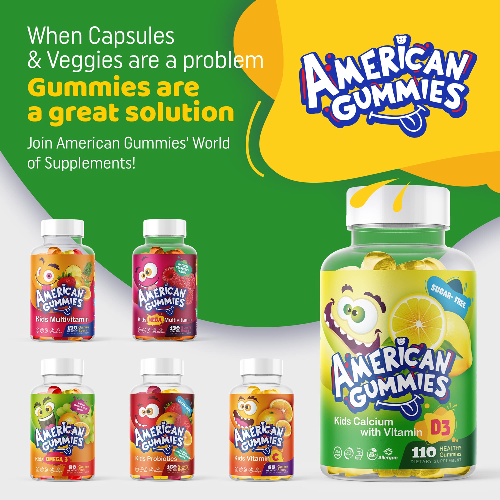 Calcium and vitamin D3 for kids