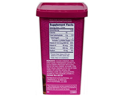 Calcium and vitamin D3 for strong bones