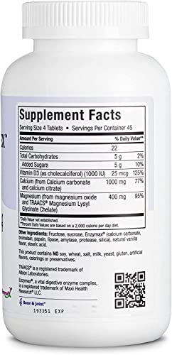 Calcium and vitamin D3 for strong bones