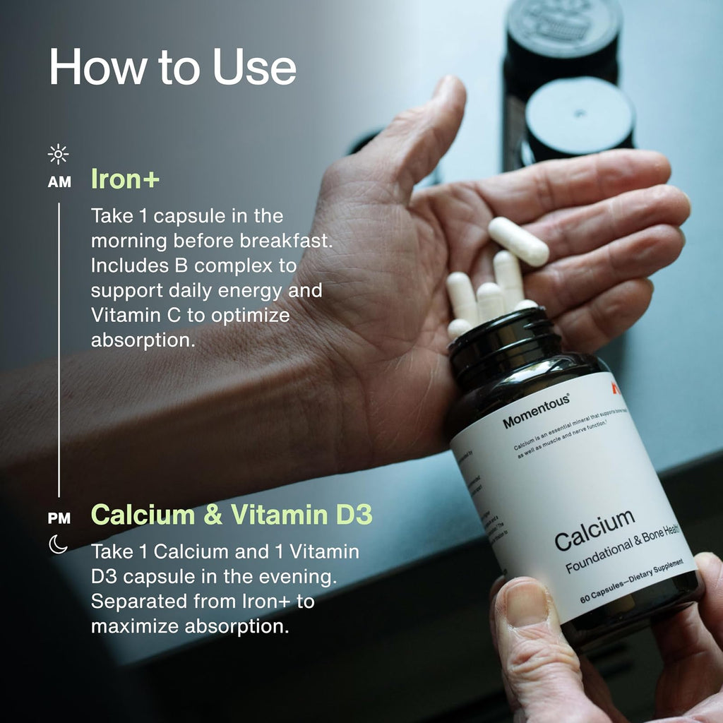 Calcium and vitamin D3 for strong bones