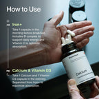 Calcium and vitamin D3 for strong bones
