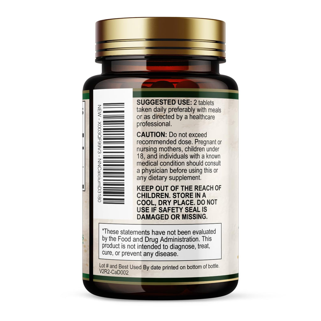 Calcium and Vitamin D3 for vitality