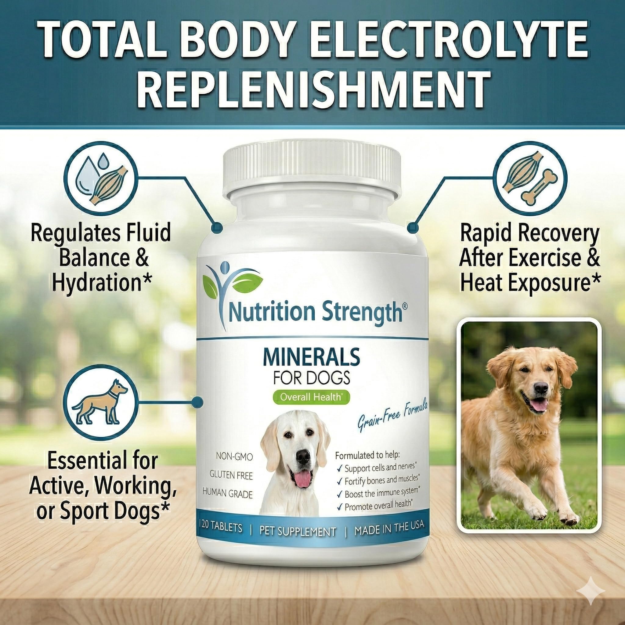 calcium and zinc for dogs