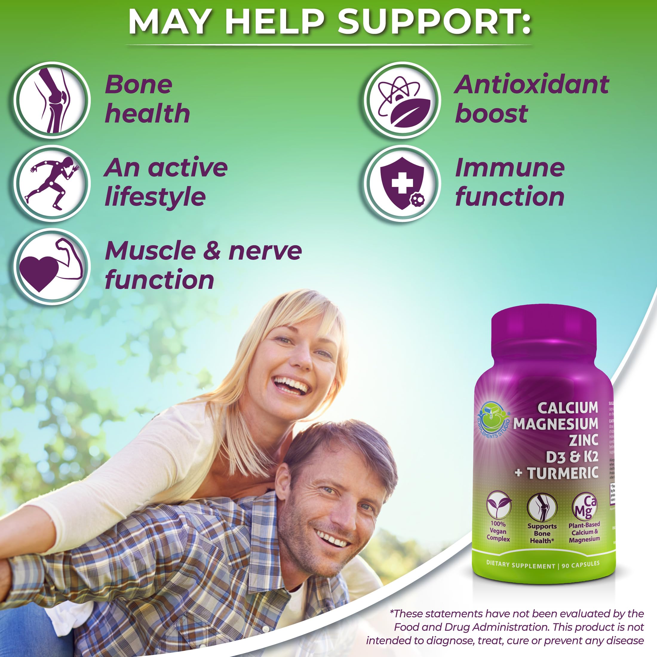 calcium and zinc for vitality