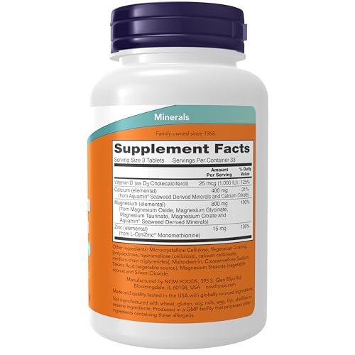 Calcium and Zinc supplement benefits