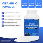 Calcium ascorbate for healthy skin