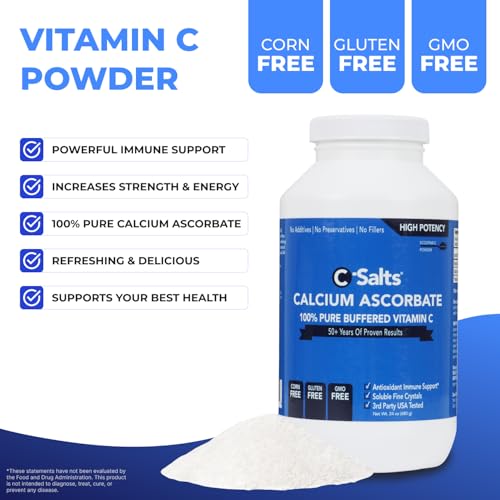 Calcium ascorbate for healthy skin