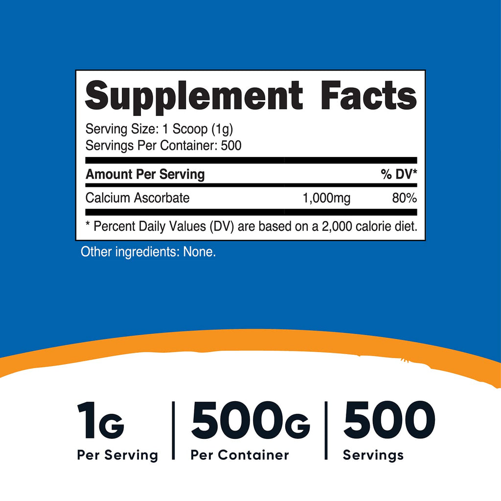 Calcium ascorbate for immune support