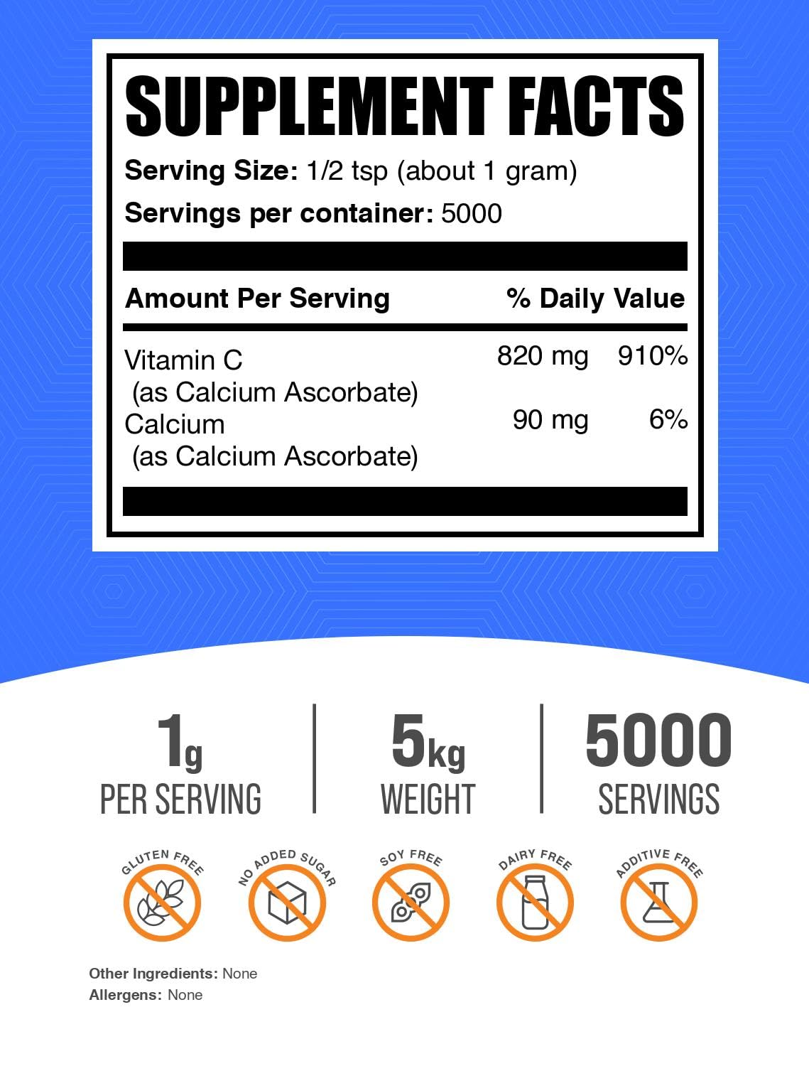 Calcium ascorbate for immune support