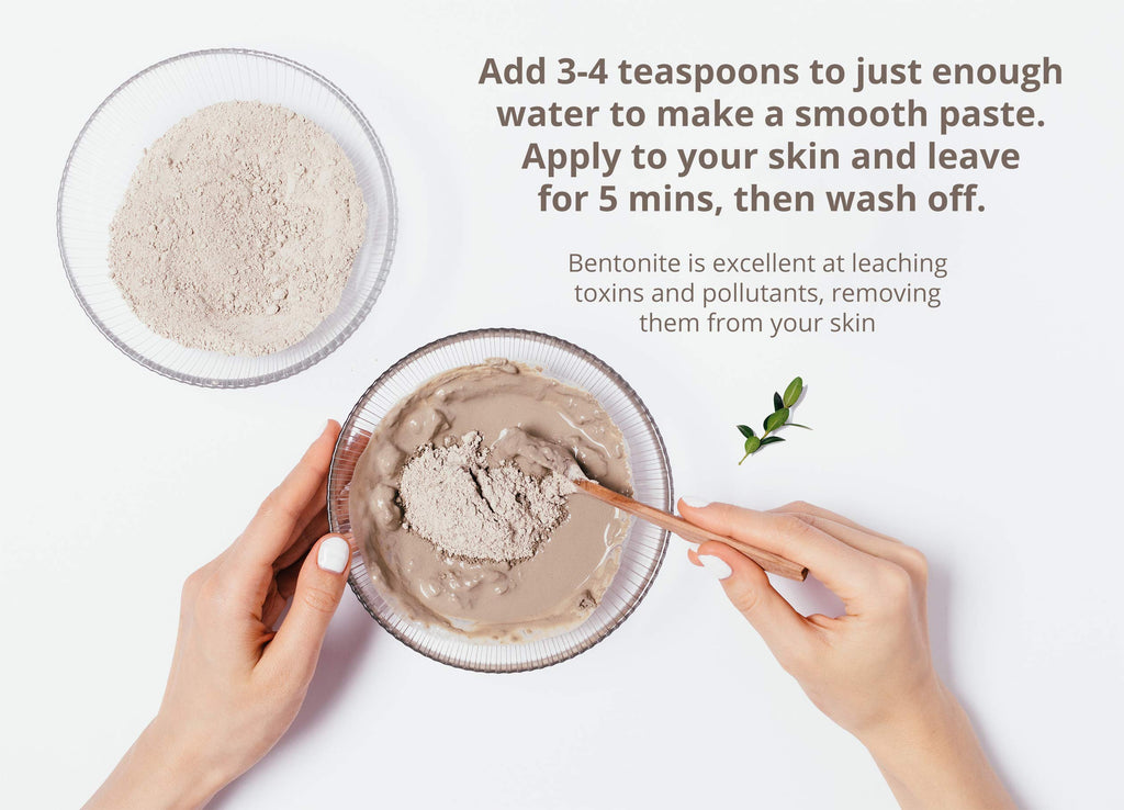 Calcium bentonite powder for natural beauty