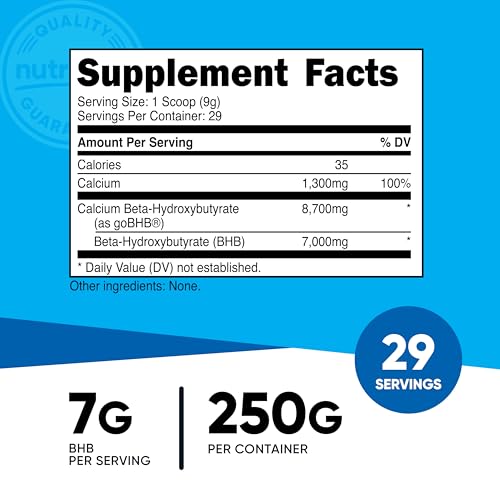 Calcium BHB supplement for energy