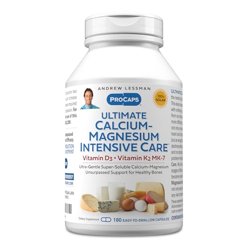 Calcium capsules for bone health