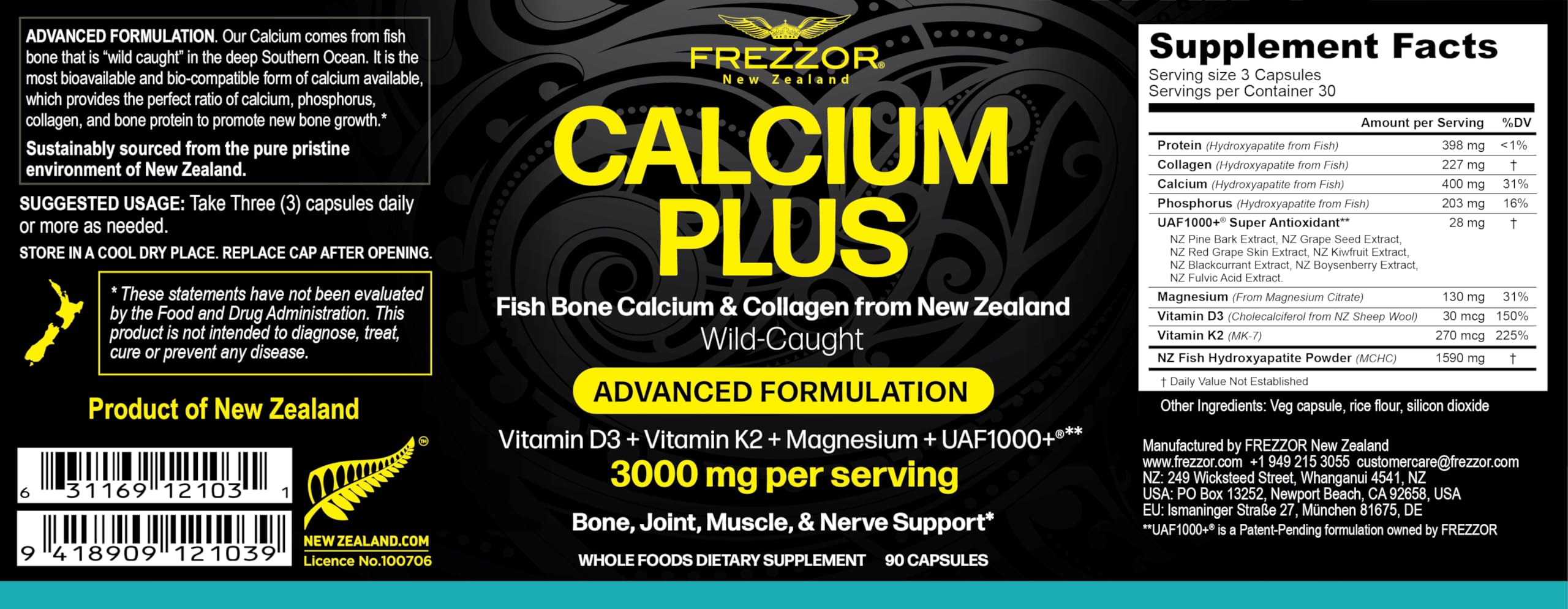 calcium capsules for cardiovascular support