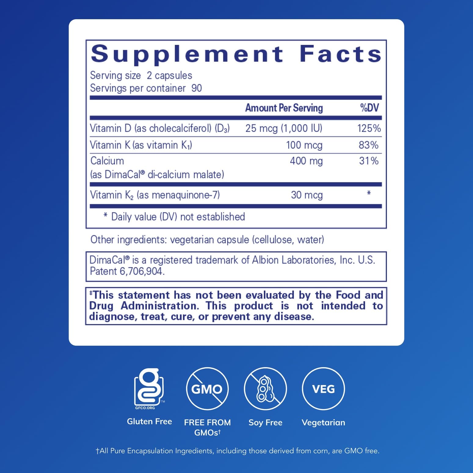 Calcium capsules for cardiovascular wellness