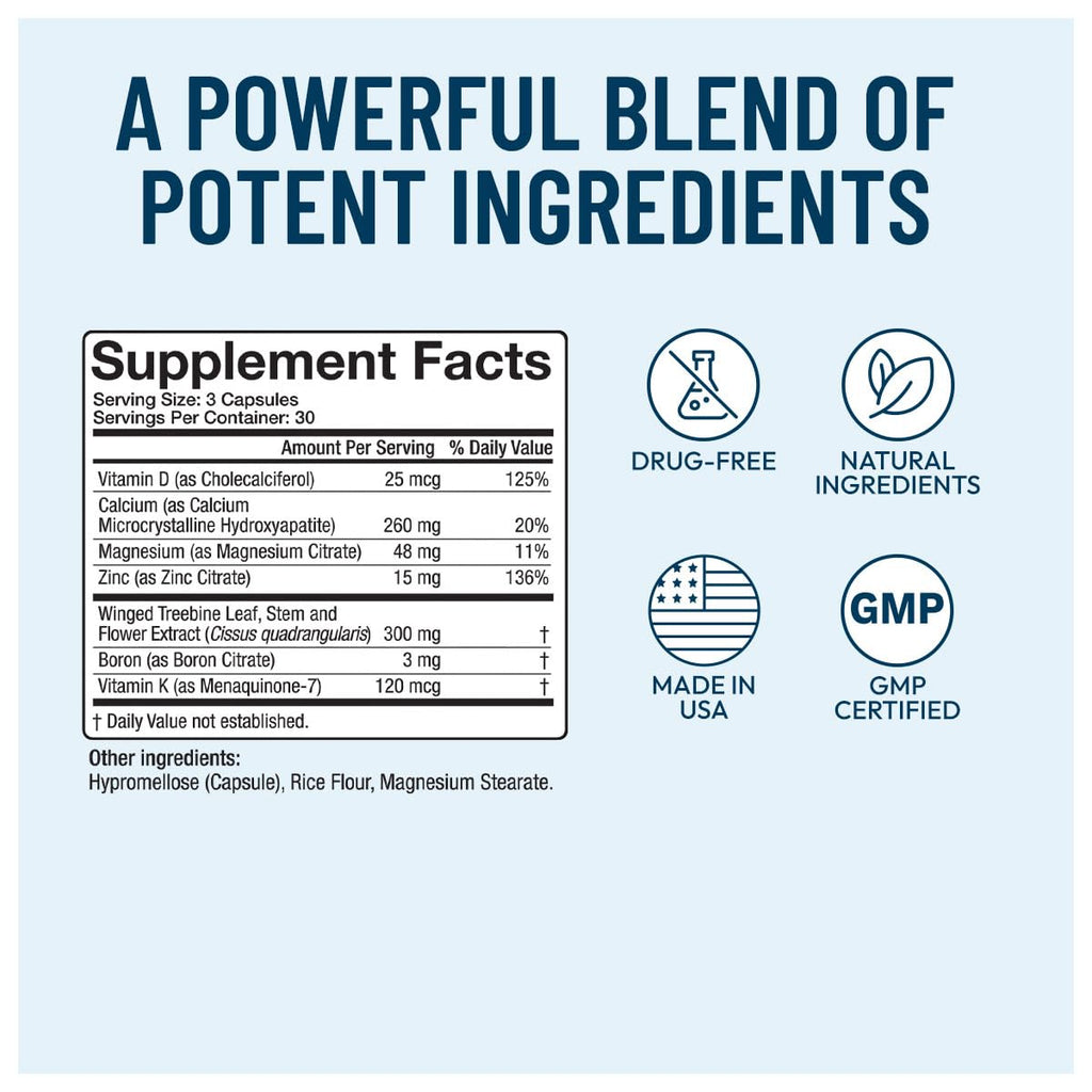 Calcium capsules for daily intake