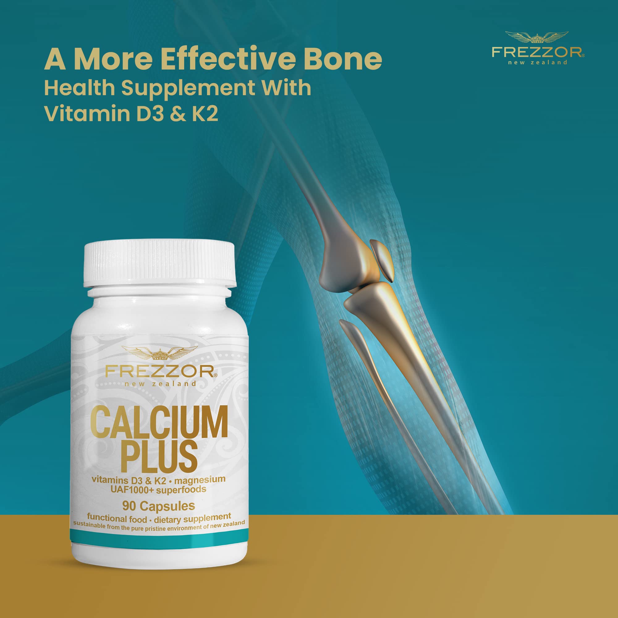Calcium capsules for enhanced absorption