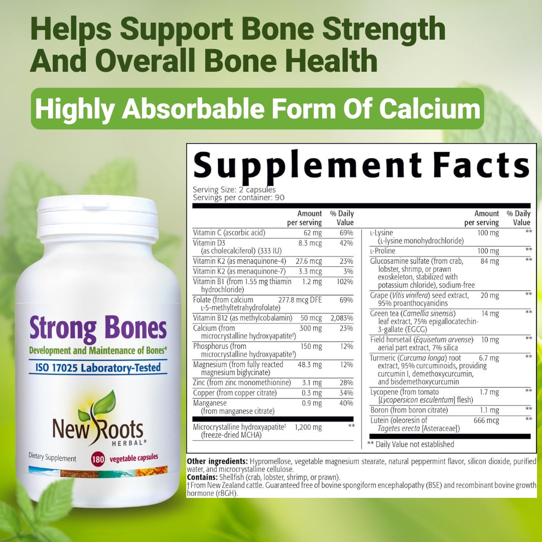 Calcium capsules for healthy aging
