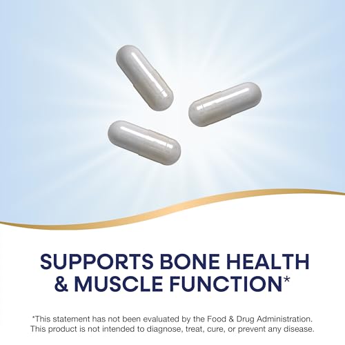 Calcium capsules for healthy bones