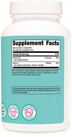 Calcium capsules for overall health support