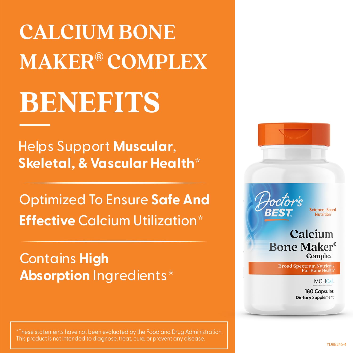 Calcium capsules for strong bones