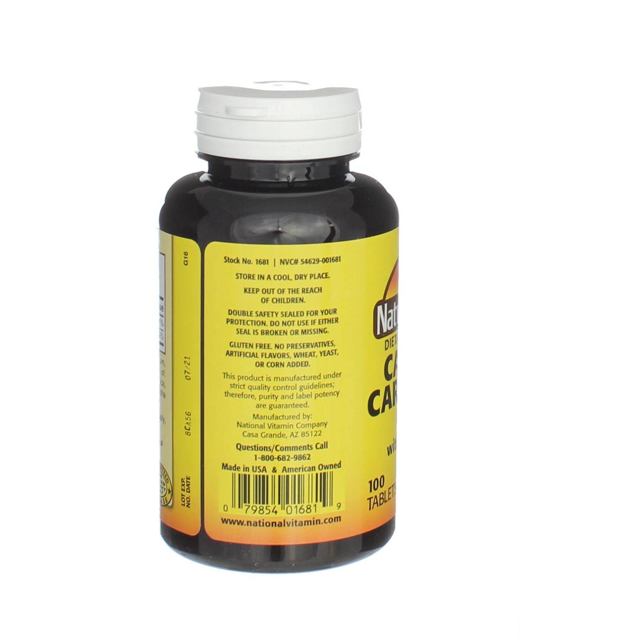 Calcium carbonate for bone density