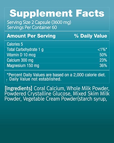 Calcium chewables for improved energy