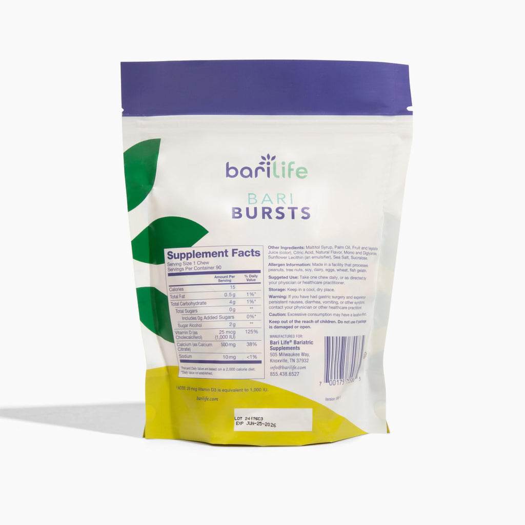 calcium chews for bariatric patients