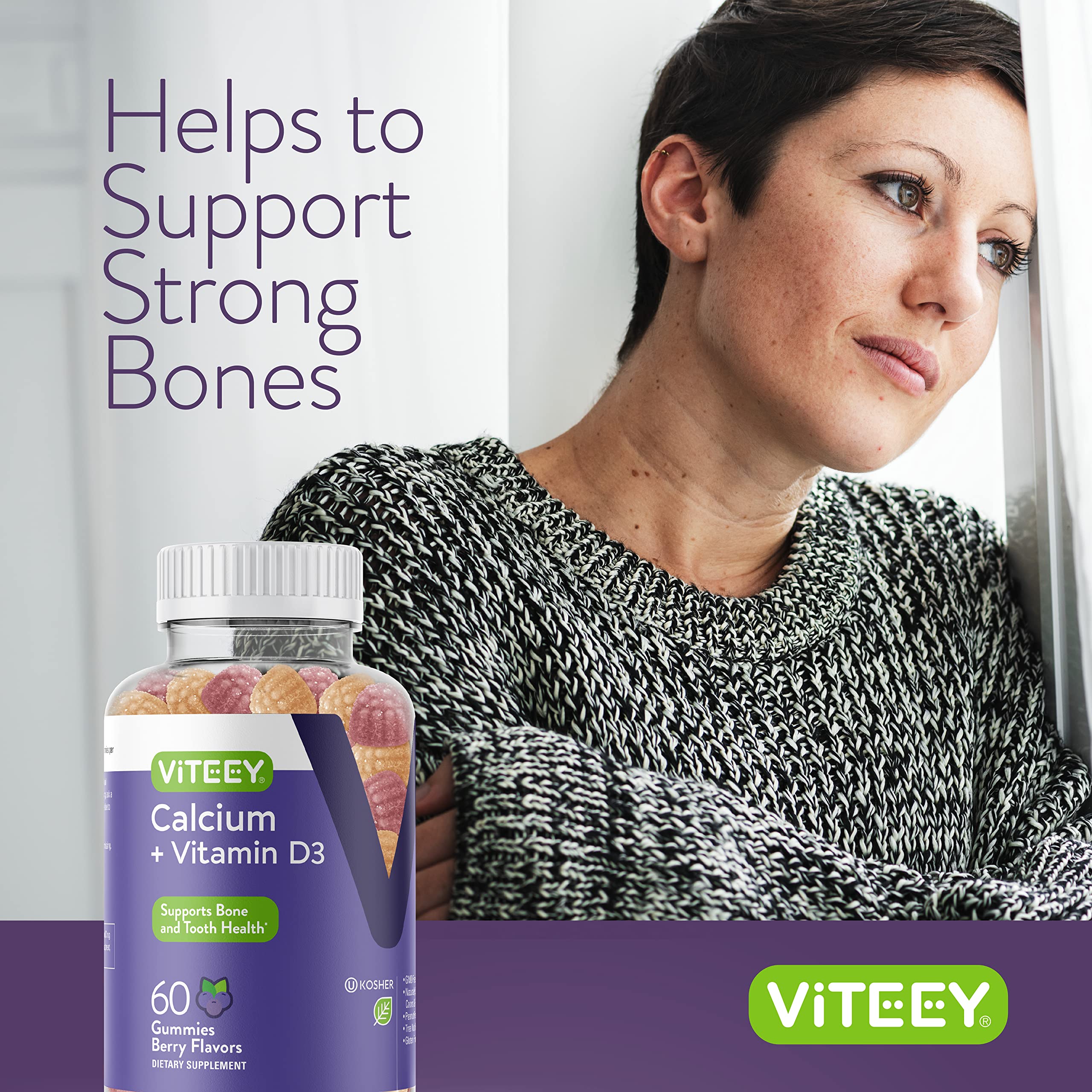 Calcium chews for improved bone density
