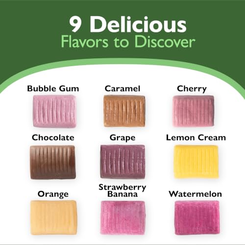 Calcium chews to enhance nutrient absorption