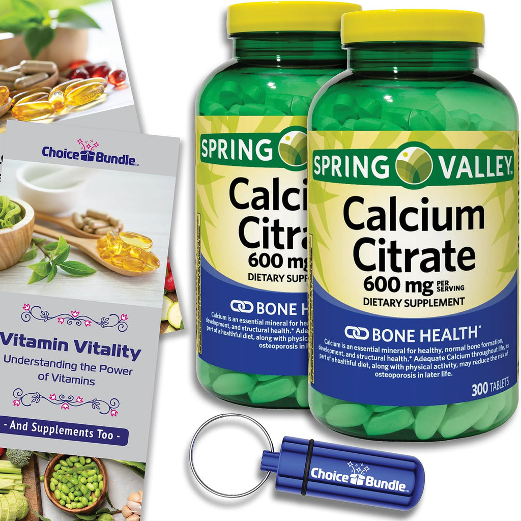 Calcium citrate dietary supplement tablets
