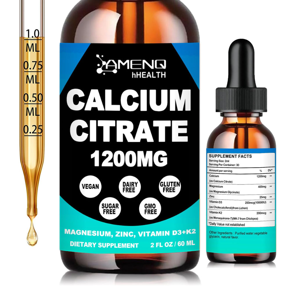 calcium citrate drops for bone health