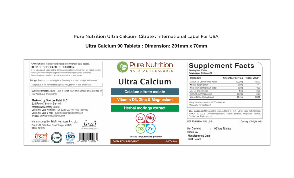 calcium citrate for active lifestyles