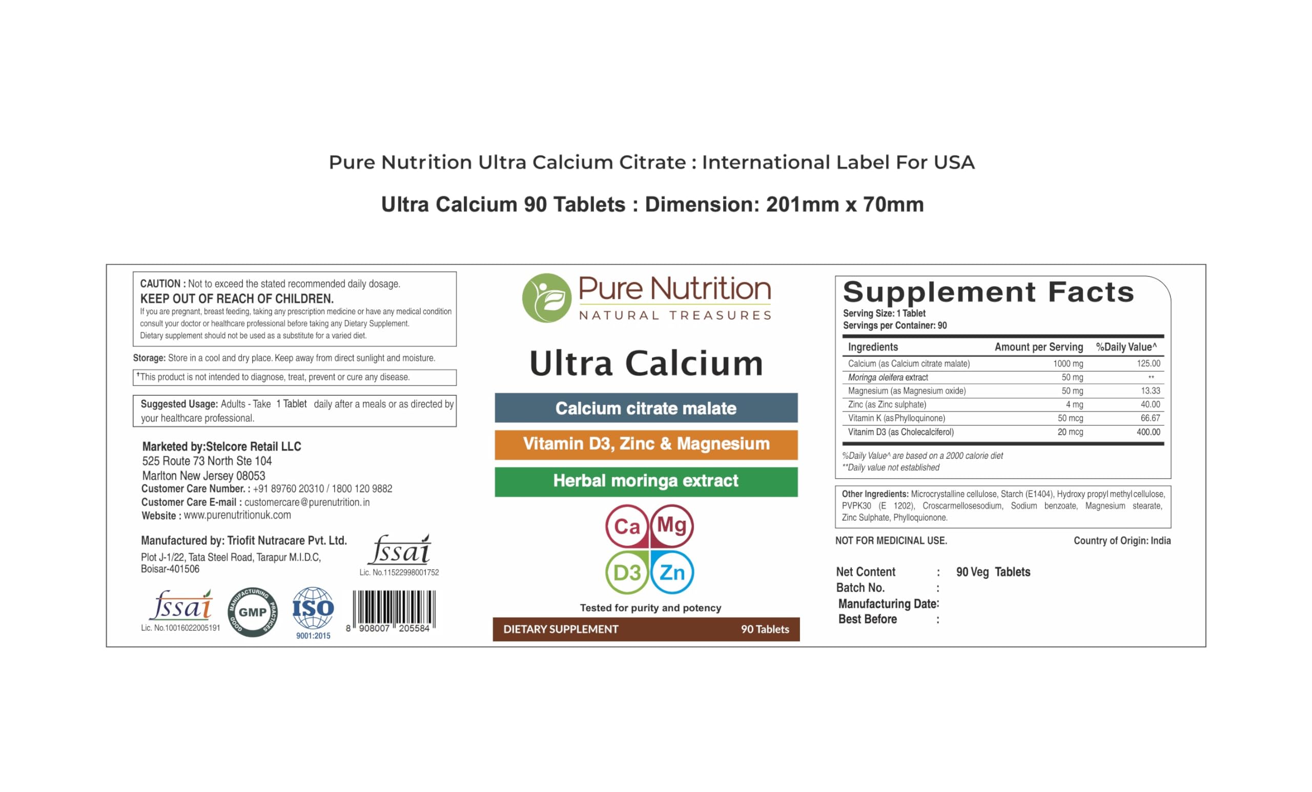 calcium citrate for active lifestyles