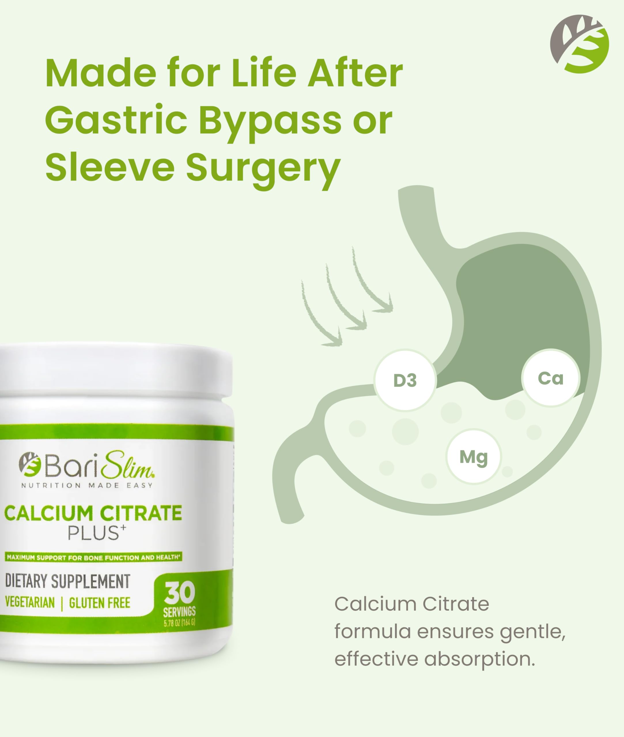 calcium citrate for better absorption