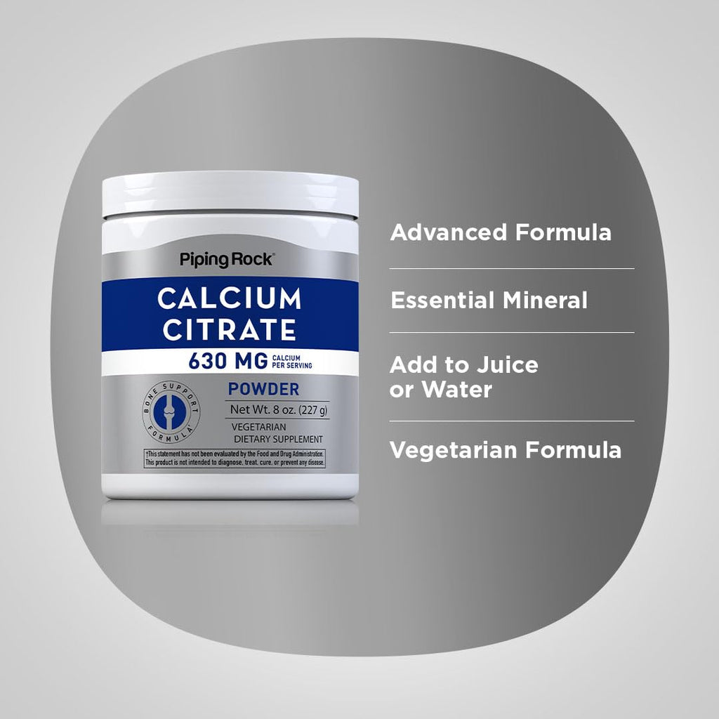 Calcium citrate for better absorption