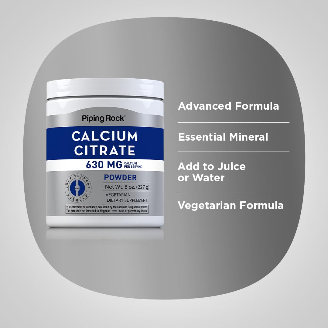 Calcium citrate for better absorption