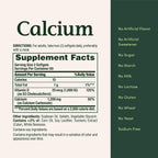 Calcium citrate for better absorption